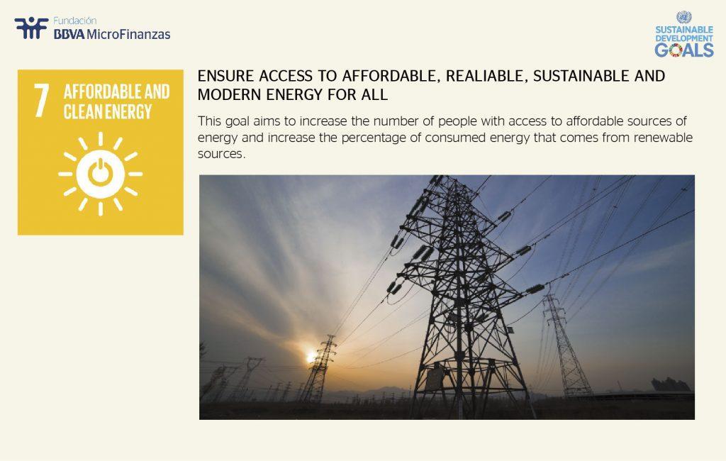 ODS 7: Energía asequible y no contaminante