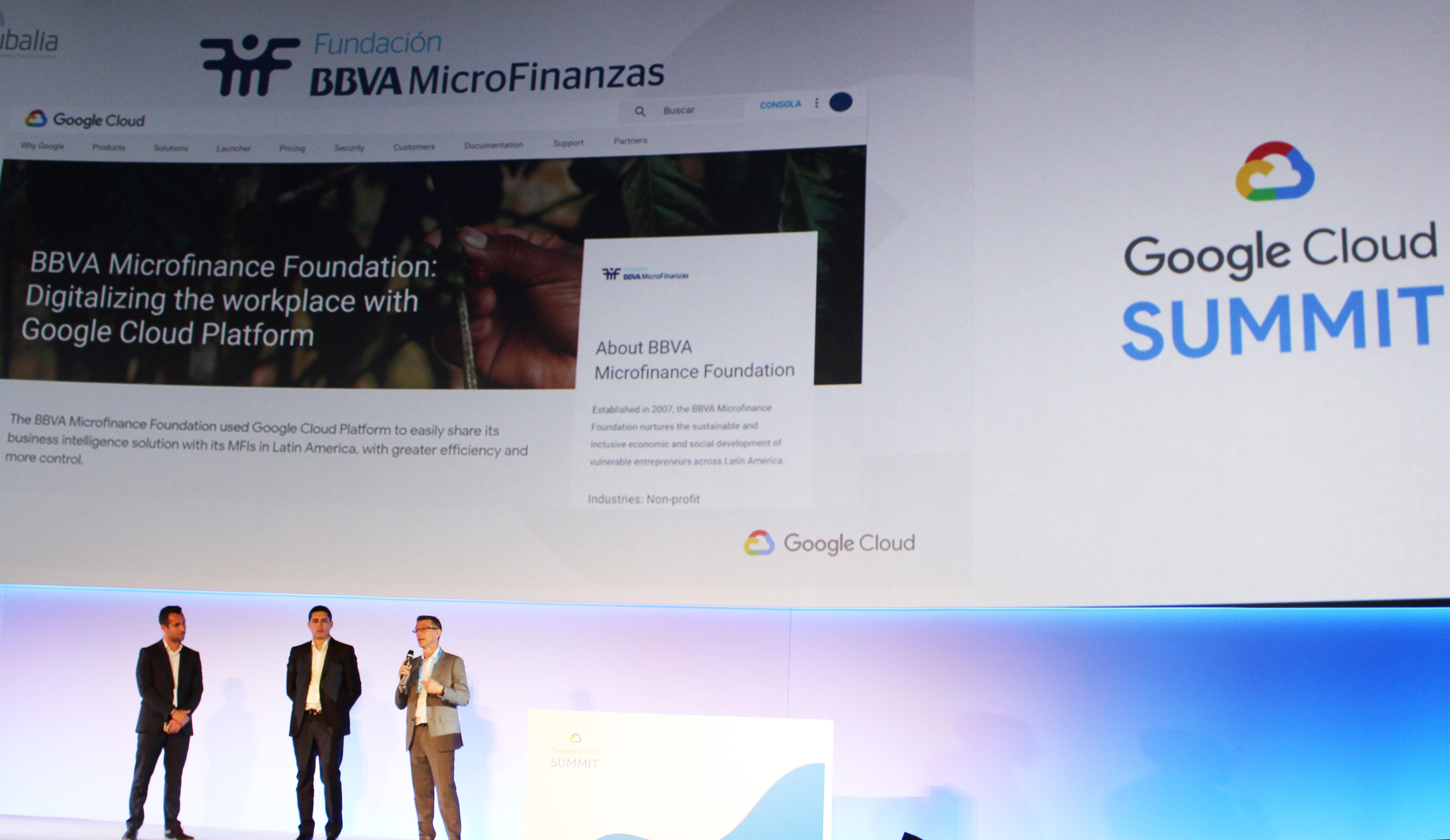 La Fundación Microfinanzas BBVA interviene en el Google Cloud Summit de ...