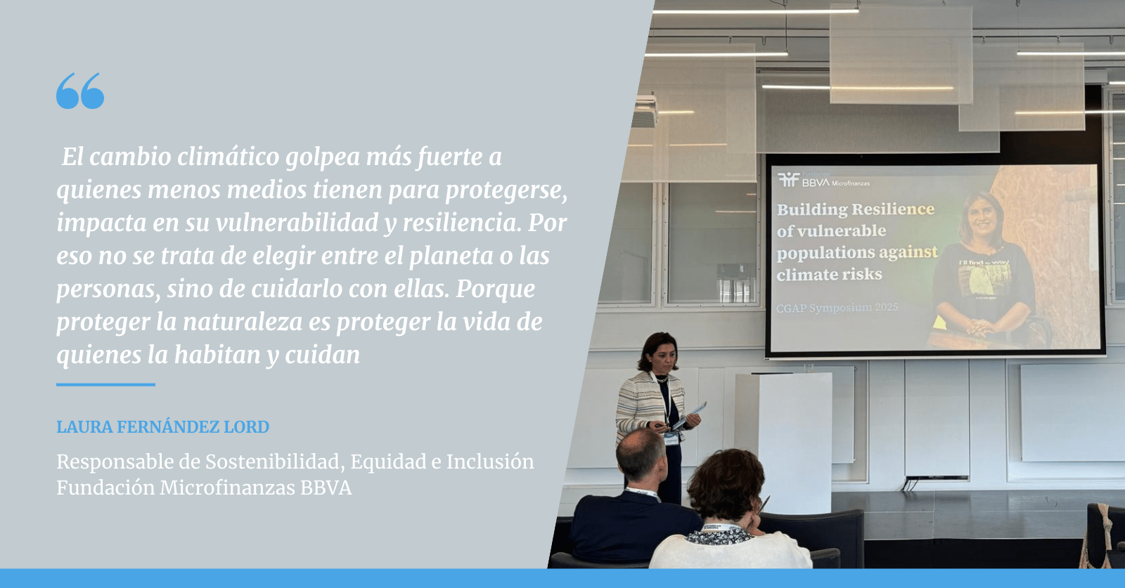 La FMBBVA, en el simposio de CGAP sobre resiliencia y finanzas ...